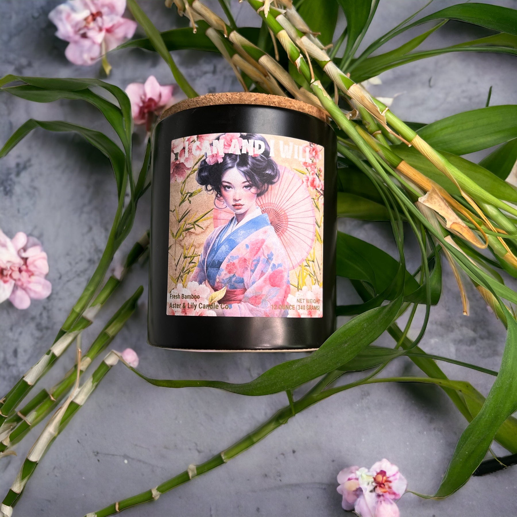 Fresh Bamboo Candle – AsterandLilycandleco